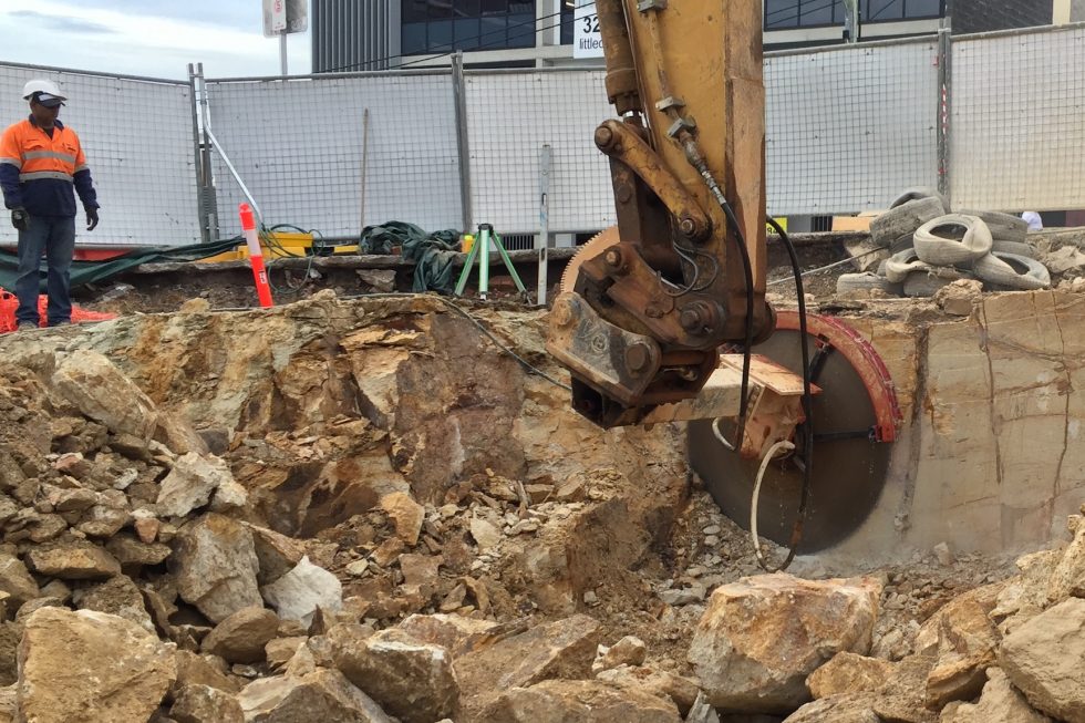 Excavator Rock Saw for Sale | BA Equipment Group
